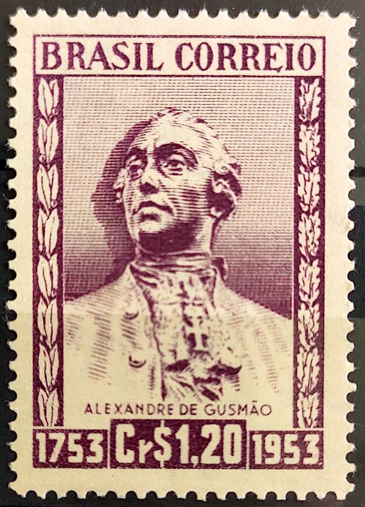C 327 Selo Bicentenario Alexandre de Gusmao Personalidade 1954 ...