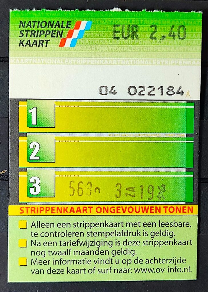 Amsterdam Metro Ticket